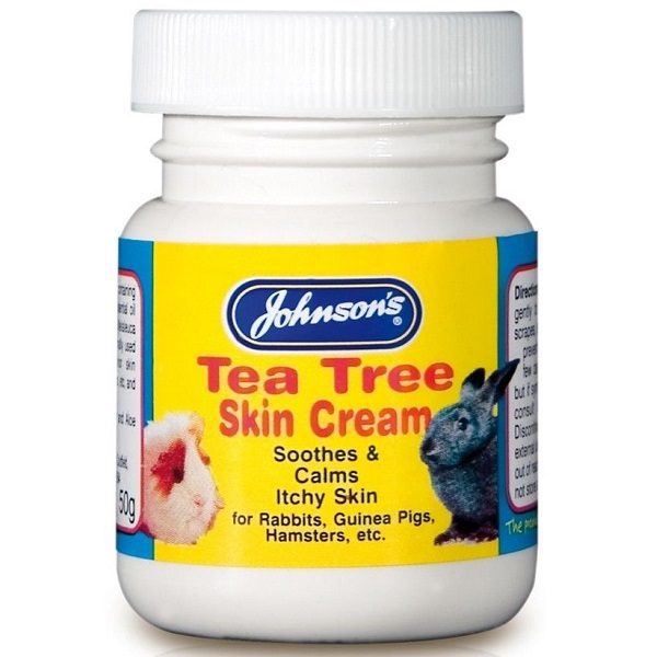 Johnsons Small Animal Tea Tree Skin Cream 50g - HugglePets