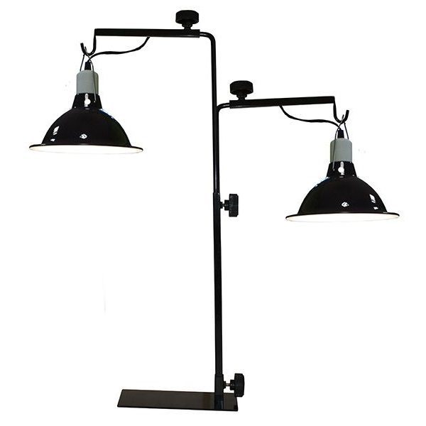 Komodo Light Stand Double - Reptile Lighting & Heating - HugglePets